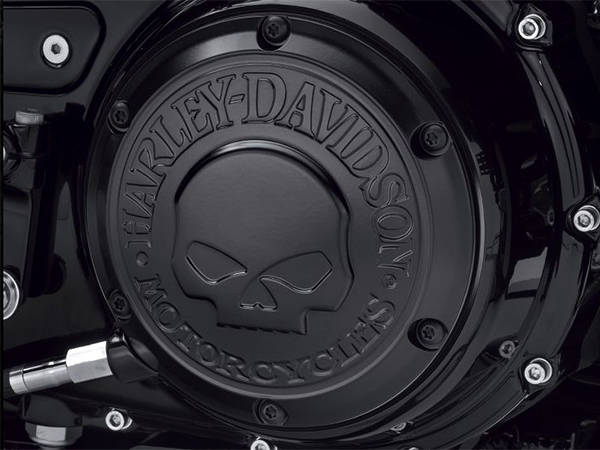 Harley-Davidson Skull Derby Deckel Schwarz XL Sportster ab Bj. 04